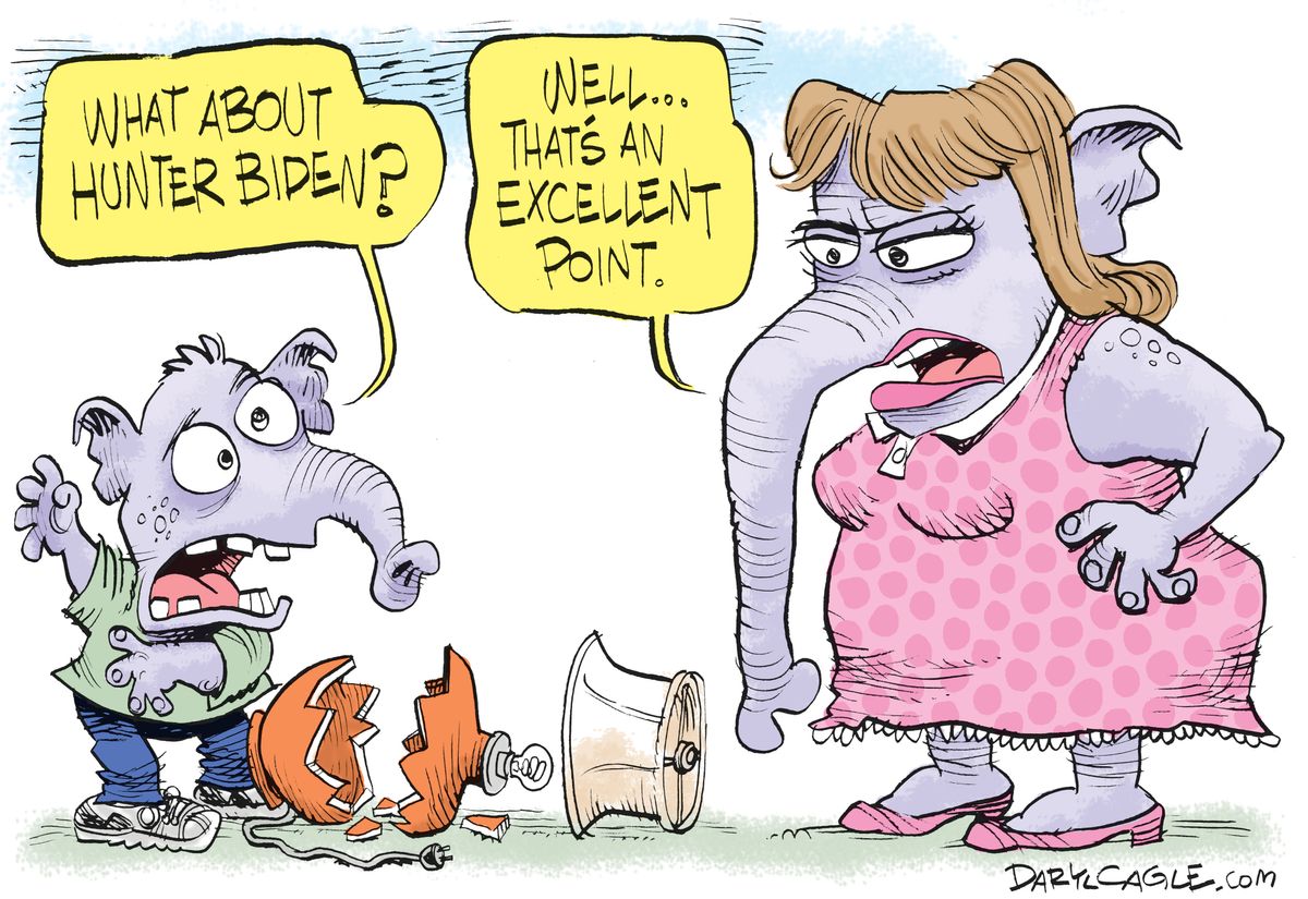 Political Cartoon U.S. Trump Impeachment Hunter Biden GOP | The Week