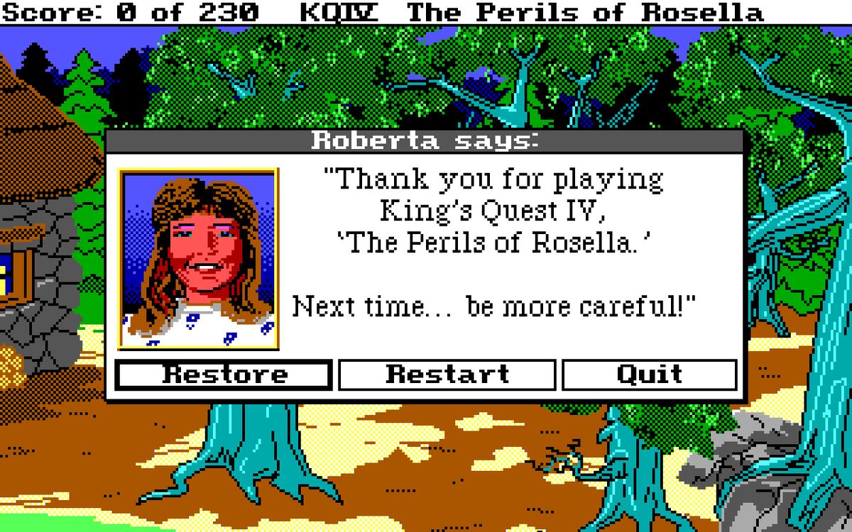 Eagle-eyed streamer spots that Roberta Williams' portrait in King's ...