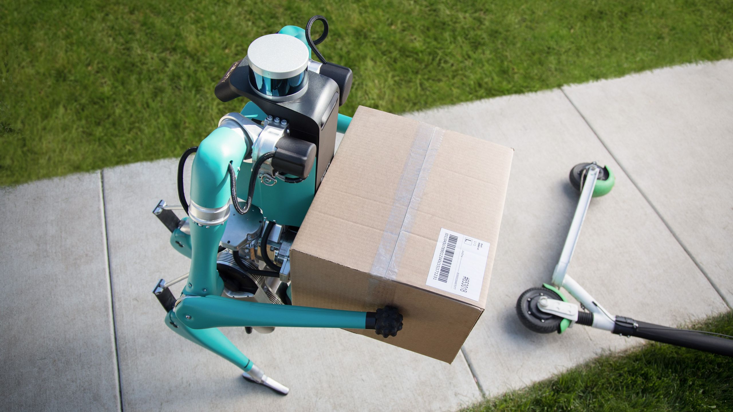 Ford's bipedal robot postman will deliver packages to your front door ...