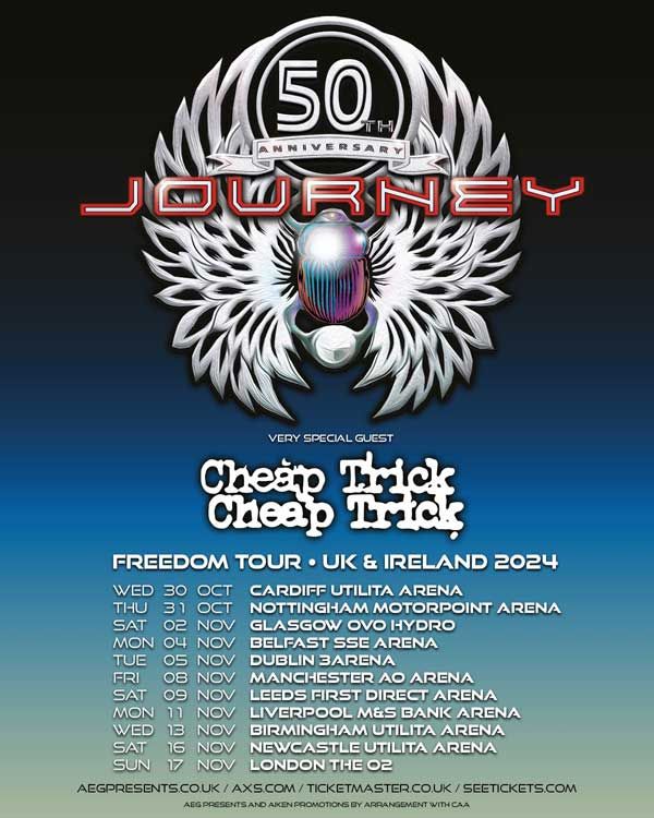 Journey announce 50th anniversary tour dates with Cheap Trick | Louder