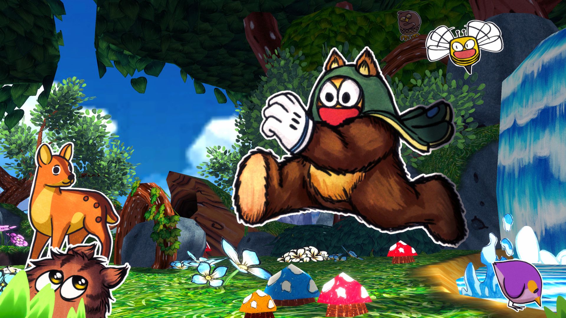 I'm getting some good Banjo-Kazooie and Crash Bandicoot vibes from my ...