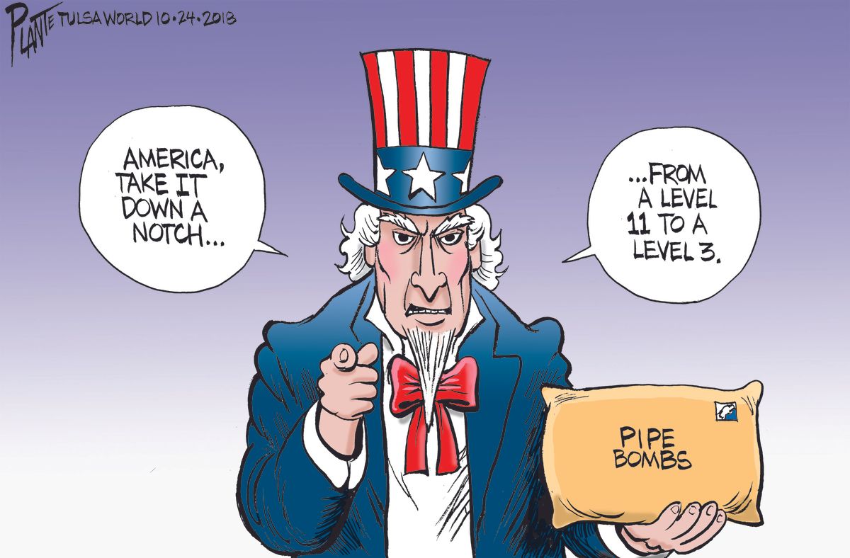 U.S. Uncle Sam pipe bombs Hillary Clinton Barack Obama CNN | The Week