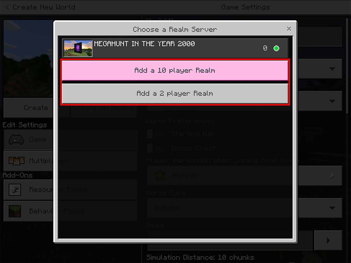 How to set up and manage a Realm in Minecraft Bedrock Edition | Windows ...