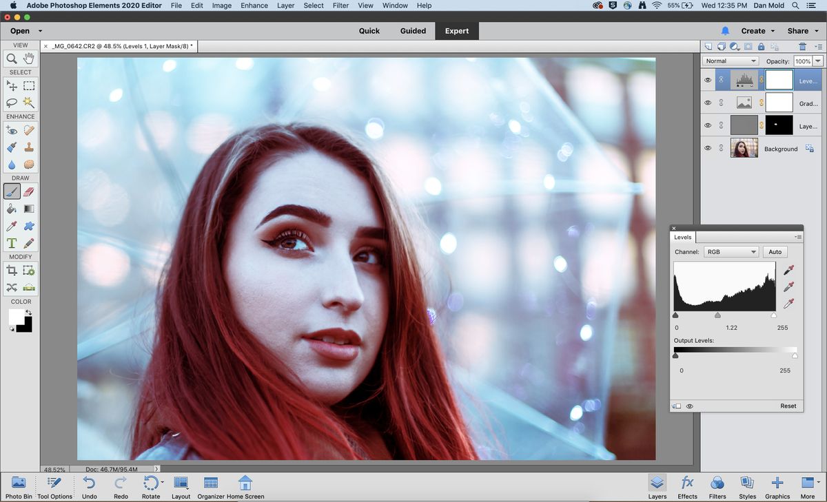 Create an amazing cinematic split tone in Photoshop Elements | Digital ...