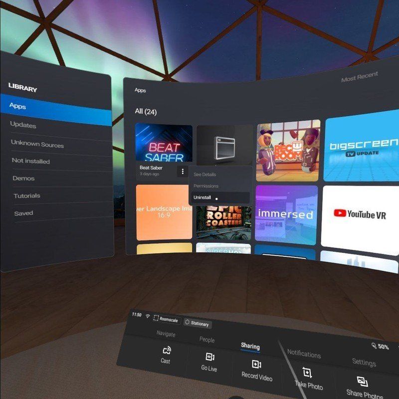 Can I delete things from my Oculus Quest library? | Android Central