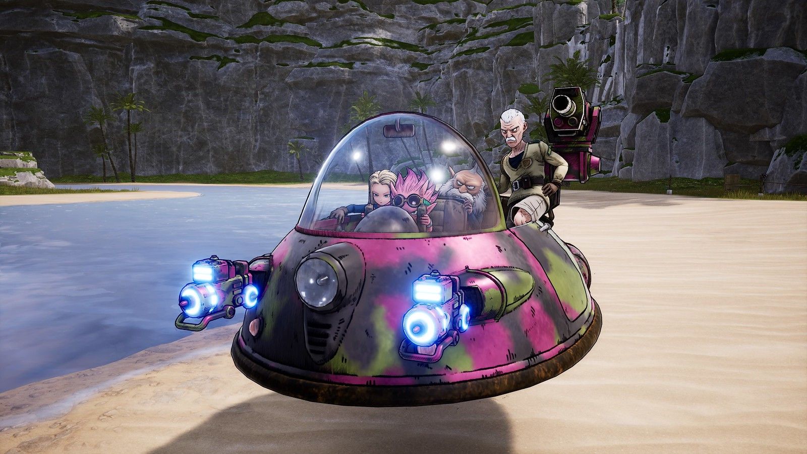 Drive little tanks and mechs in Sand Land, based on a world by the ...