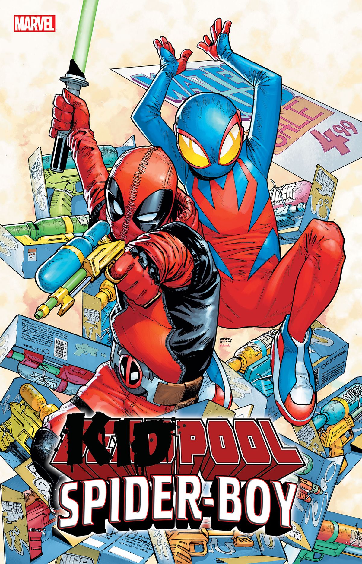 Spider-Boy and Kidpool meet for the first time in a Christmas one-shot ...