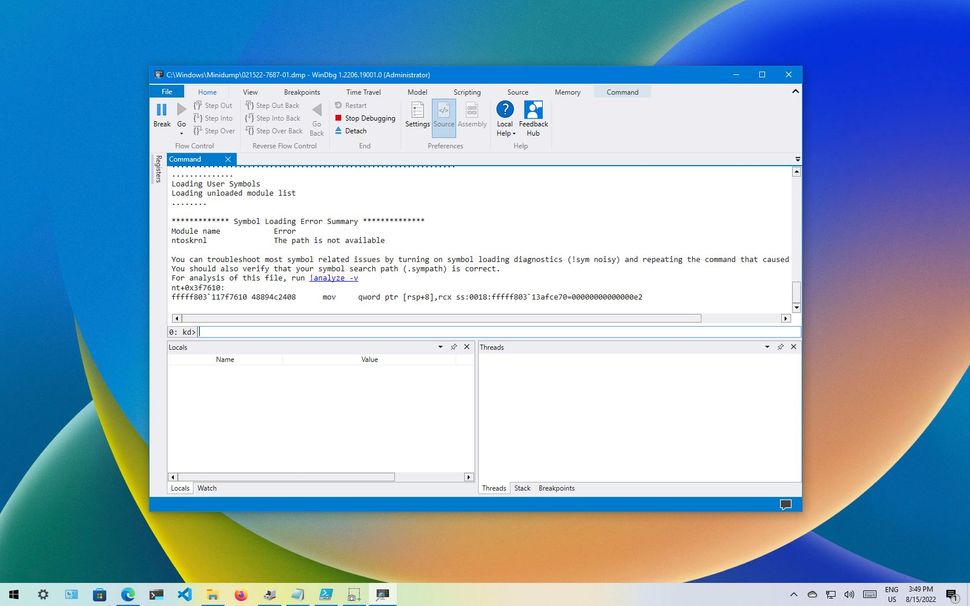 How To Open And Analyze Crash Dump Files On Windows 10 Windows Central
