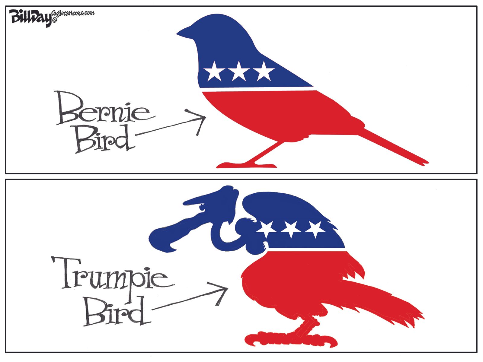 Political carton U.S. trump Birdie 2016 | The Week