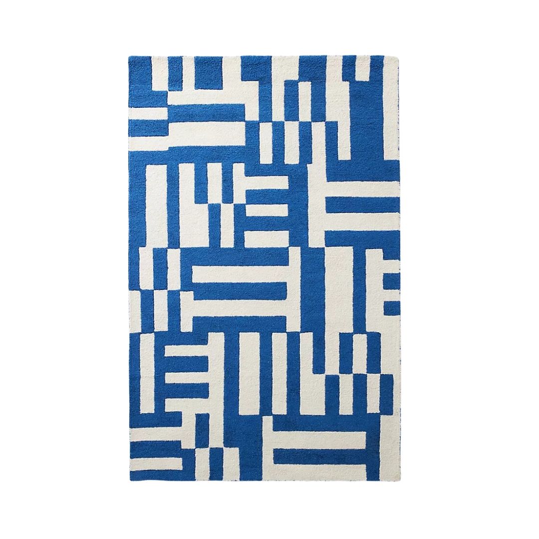 12 best blue patterned rugs - make each room feel uplifting | Livingetc