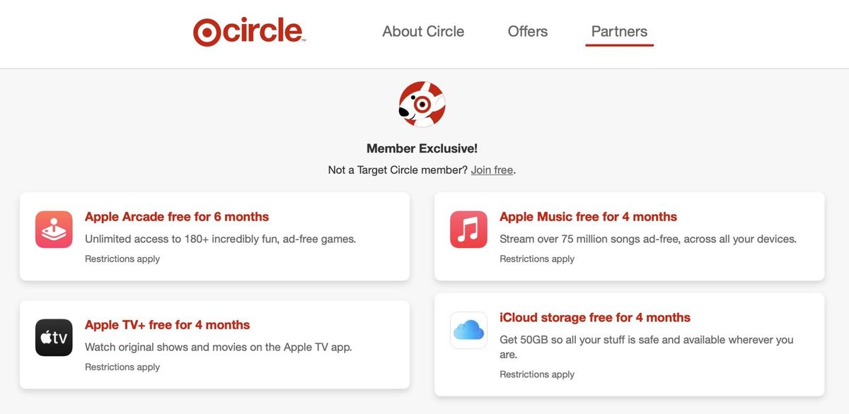 Target is offering free trials of Apple Music, Apple Arcade, and more ...