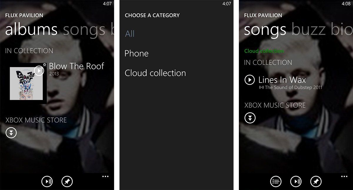 Microsoft clarifies what’s new with Xbox Music in GDR2: fixed cloud ...