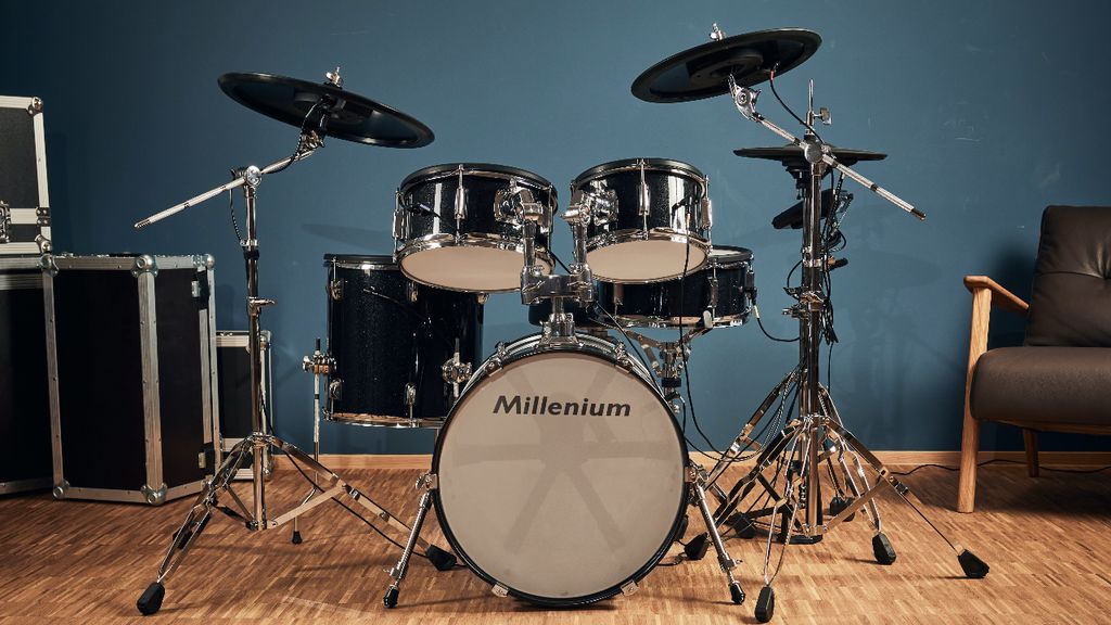 Millenium's new MPS-750X Pro Mesh electronic drum set offers full ...