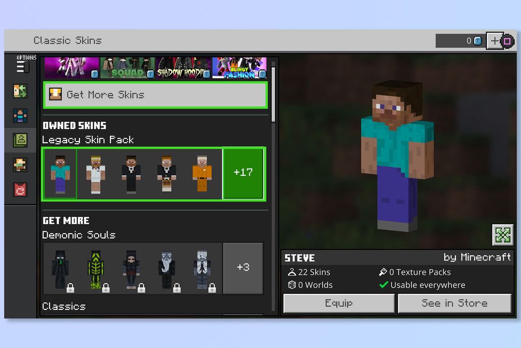 How to change skins on Minecraft | Tom's Guide