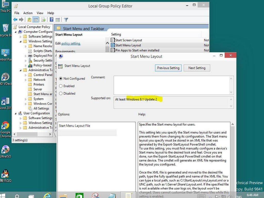 Windows 8.1 Update 2 references found in Windows 10 Technical Preview ...