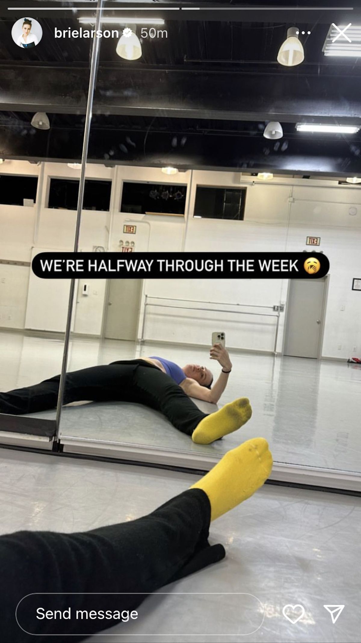 Brie Larson Just Shared A Post About How Her Week Is Going, And I Can ...