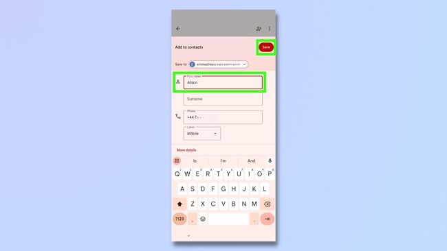 How to quickly create a new contact from messages on Android | TechRadar