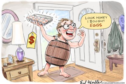 5 brutally funny cartoons about soaring egg prices | The Week