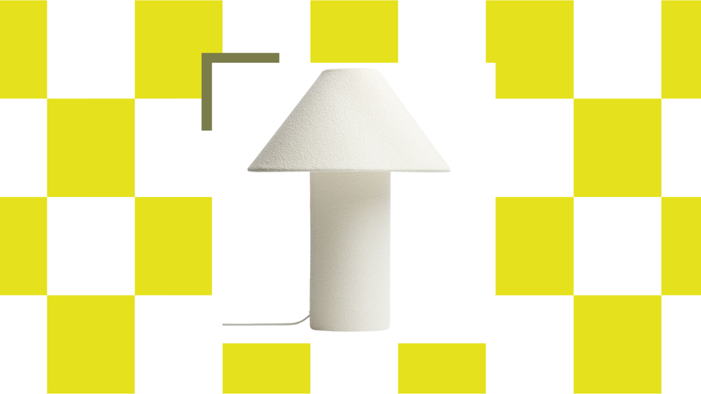 This H&M Bouclé Lamp Proves the Fuzzy Fabric Is Here to Stay