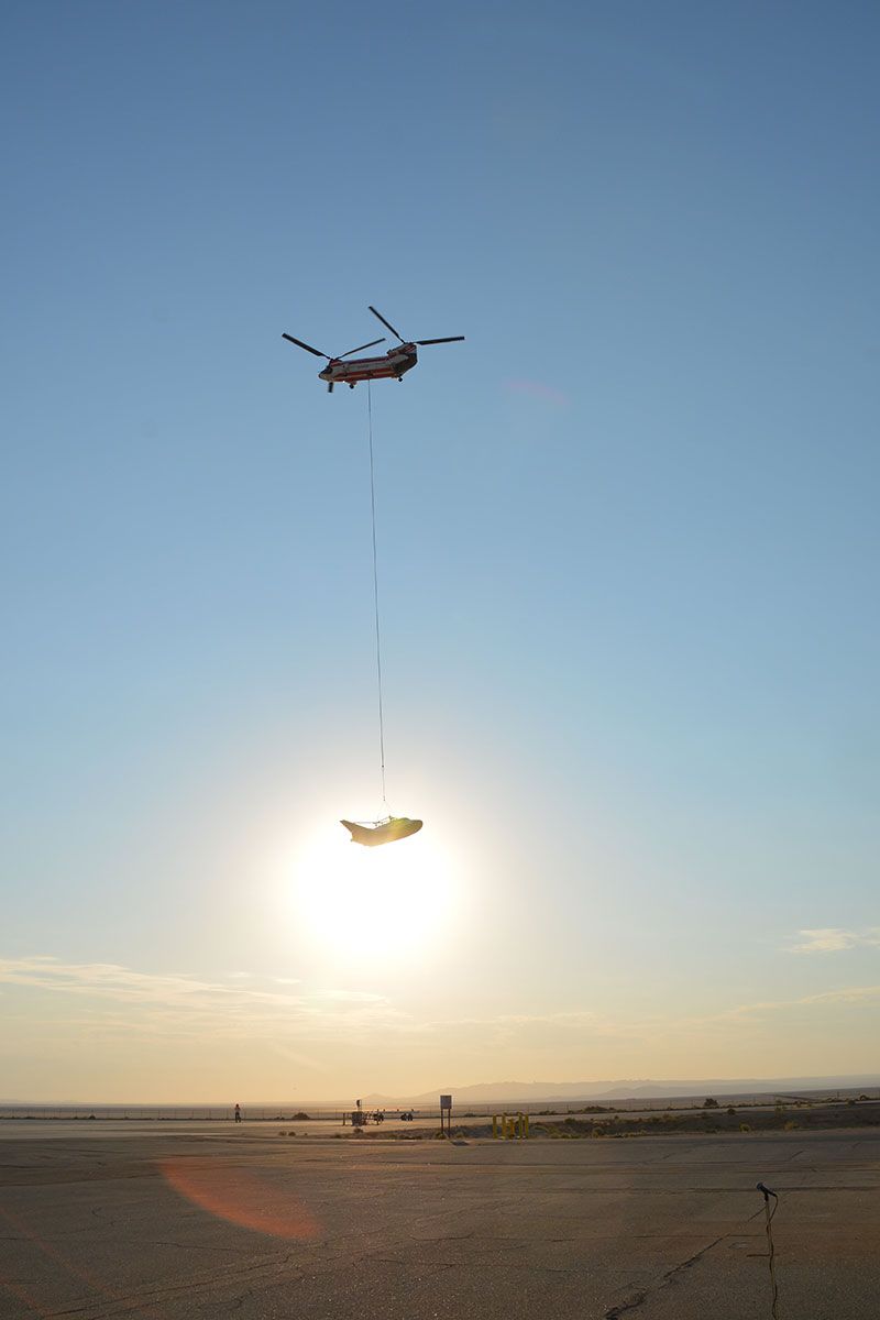 Dream Chsaer Captive Carry Test in Pictures | Space