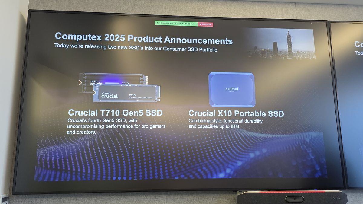 Crucial announces T710 SSD with 14.9 GB/s of performance, X10 portable SSD up to 8TB | Tom's ...