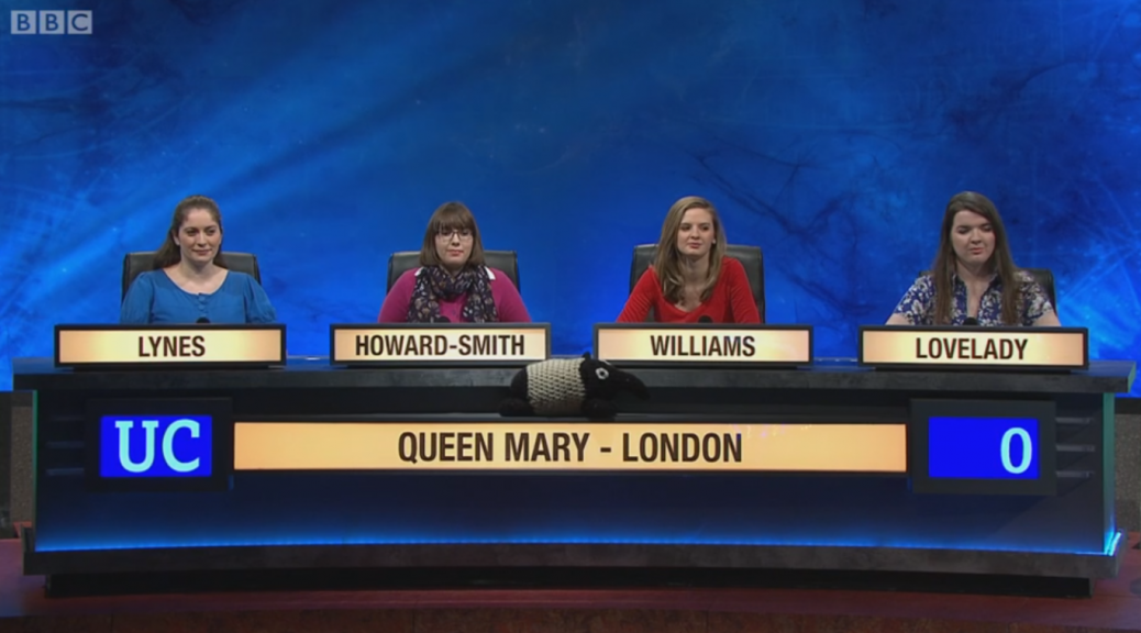 You study WHAT? University Challenge contestant's study sends twitter ...