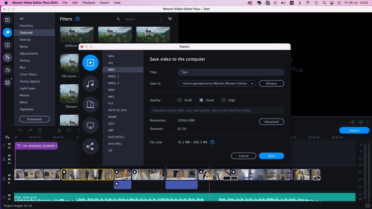 Movavi Video Editor Plus 2022 review | Digital Camera World