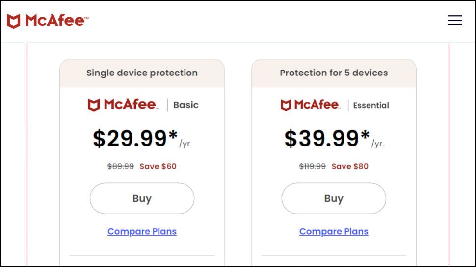 McAfee Total Protection Essential review | TechRadar