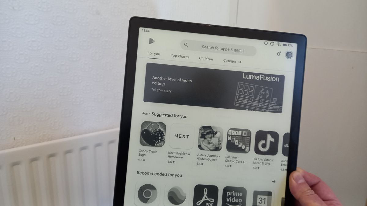 Onyx Boox Tab X review: e-ink tablet goes big on specs... and price | Creative Bloq