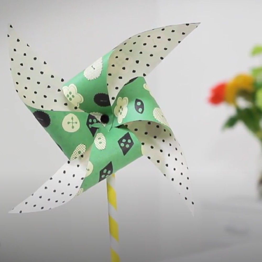 Craft corner: How to make paper pin wheels | Ideal Home