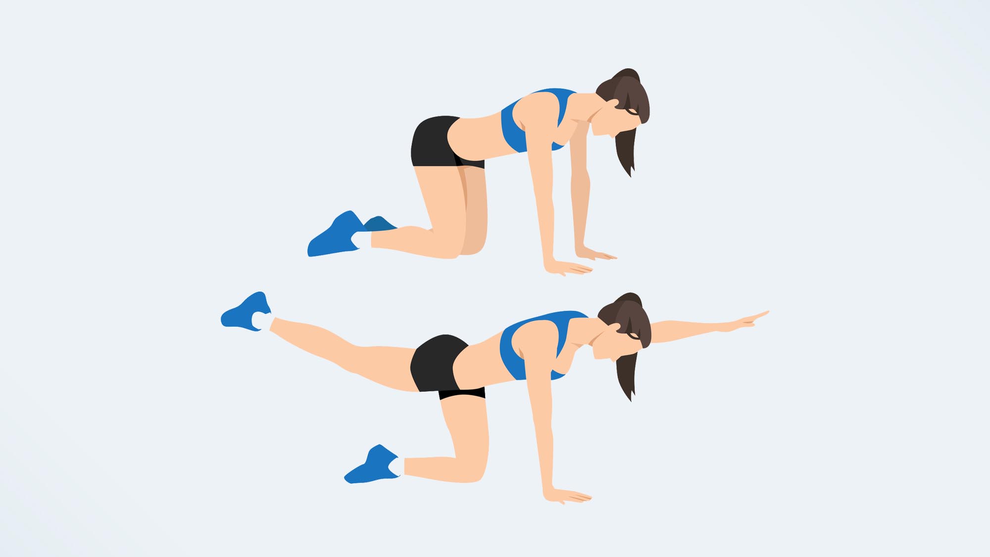 Bird Dog Exercise Standing Bird Dog Exercise Standing