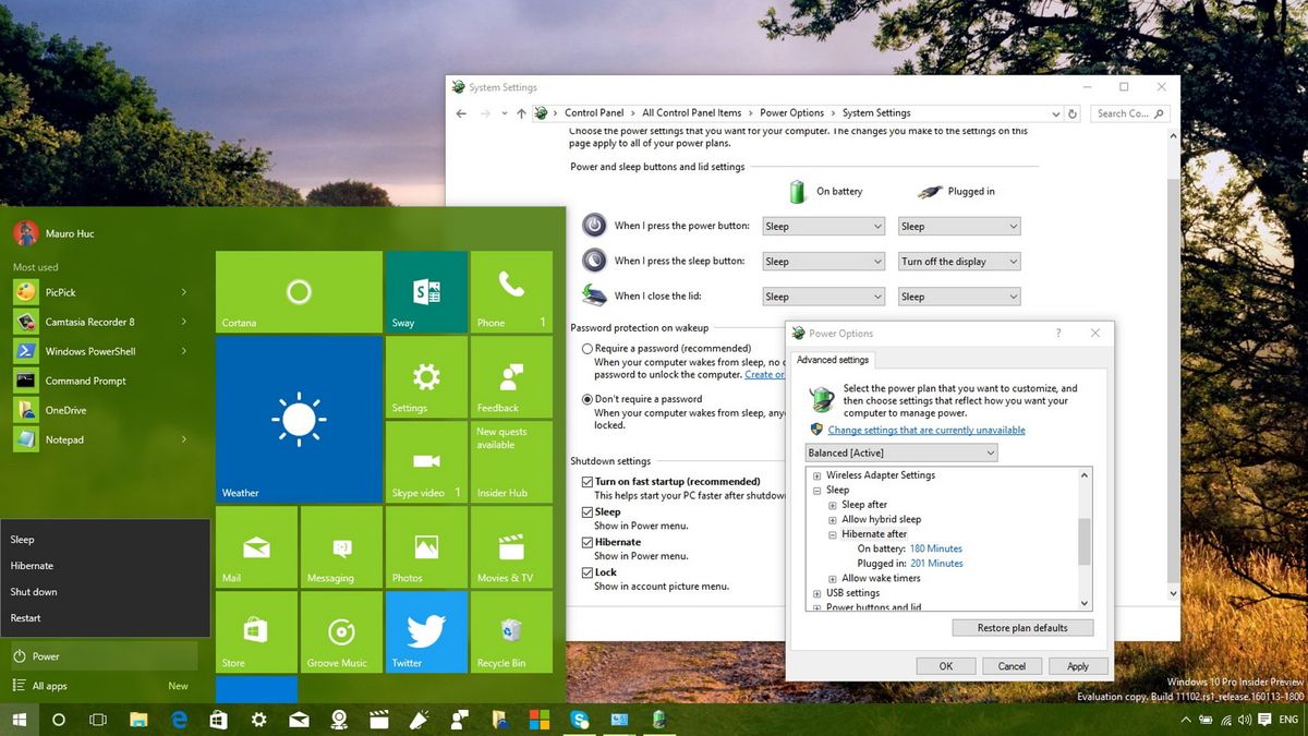 How to use hibernation to extend battery life on Windows 10 | Windows ...