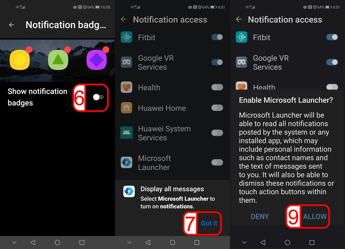 How to turn on notification badges on Microsoft Launcher | Windows Central