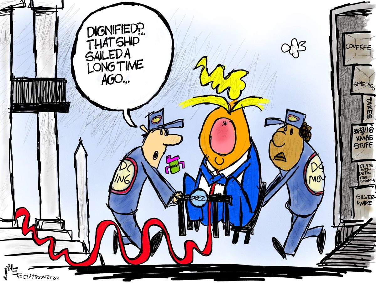 Political Cartoon U.S. Trump transition | The Week