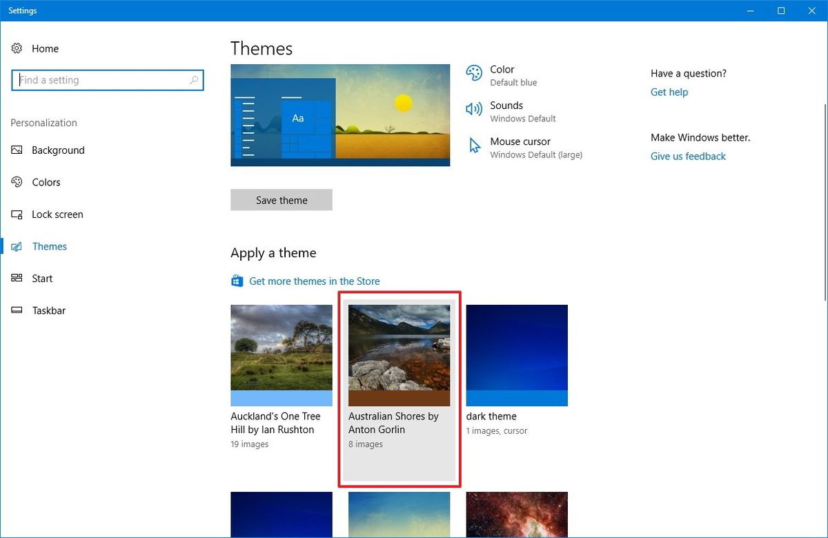 How to use themes on the Windows 10 Creators Update | Windows Central