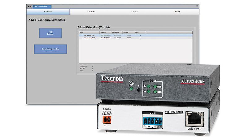 Extron Adds USB Matrix Switching Controller | AVNetwork