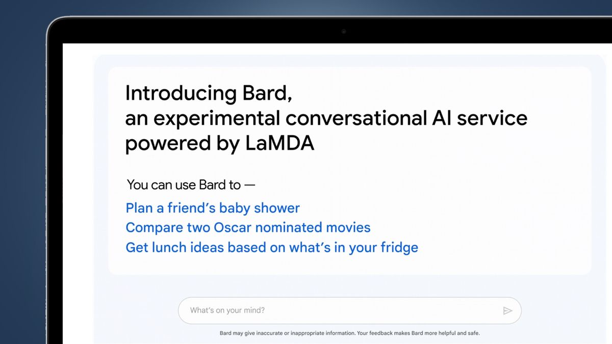 What is Google Bard? Everything you need to know about the AI | TechRadar