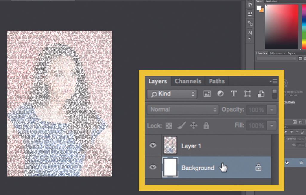Learn how to merge text into portraits with this fun Photoshop project ...