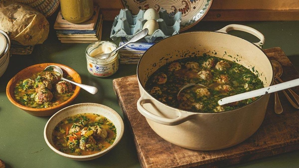Recipe: chicken and ricotta meatballs in broth by Julius Roberts | The Week
