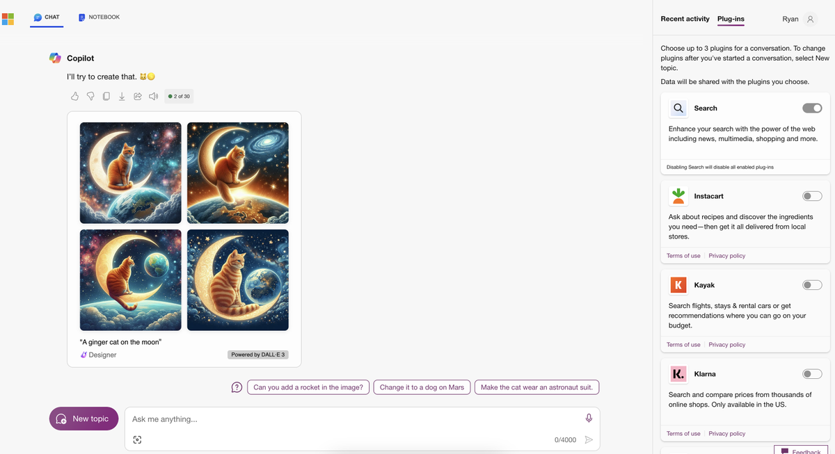 Microsoft reveals a new look for Copilot including an advanced AI image ...