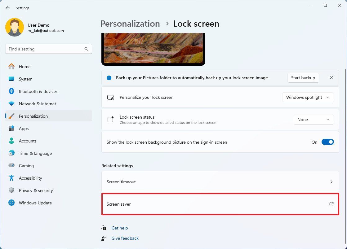 How to create custom screensaver from your favorite images on Windows ...