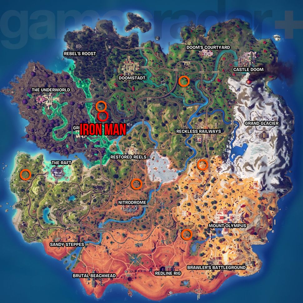 Fortnite Stark Industries Chests: Where to find them | GamesRadar+