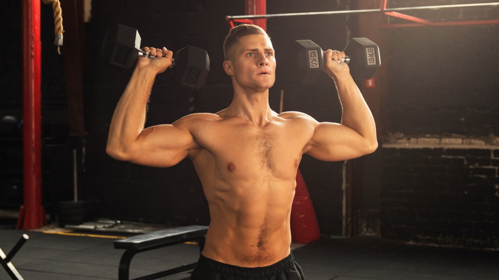 I did the dumbbell push press every day for a week — here's what ...