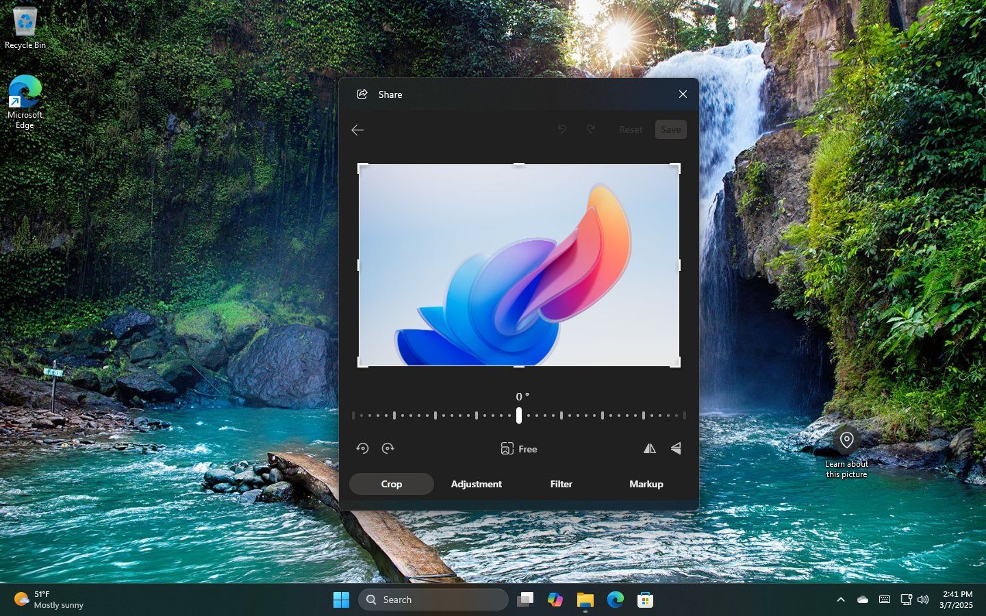 Windows 11's share UI is getting built-in image editing tools | Windows Central