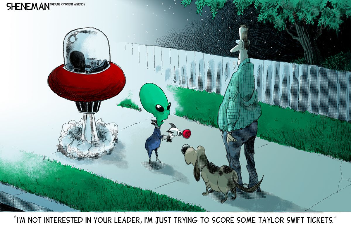 Alien stick-up | The Week