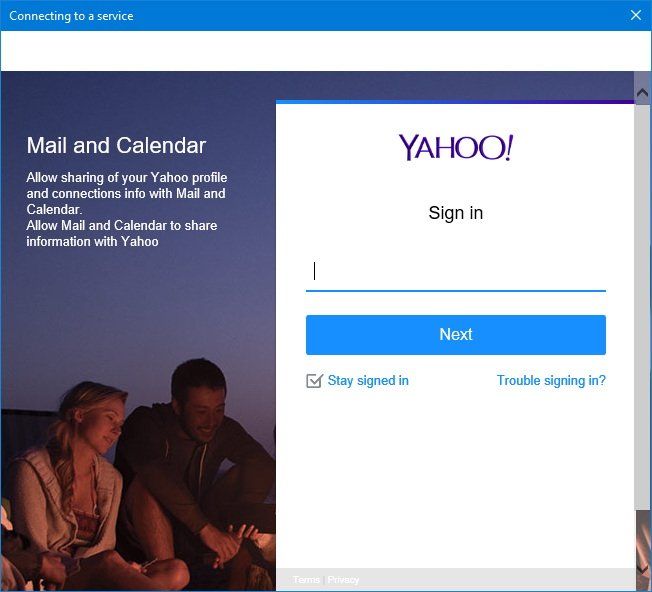 How to set up a Yahoo email account in the Mail app on Windows 10 ...