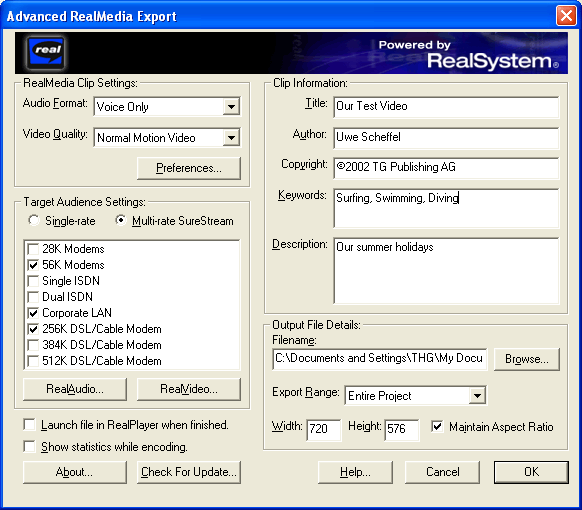 RealPlayer - Digital Video Editing: The Canopus DVRaptor-RT | Tom's Hardware