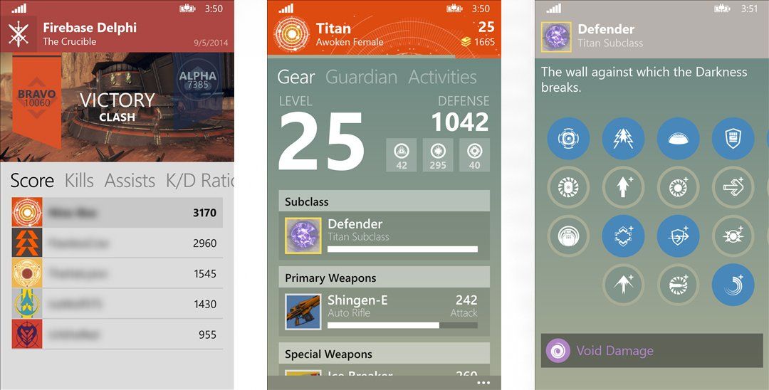 Check out Destiny Stats, an unofficial Destiny companion app for ...