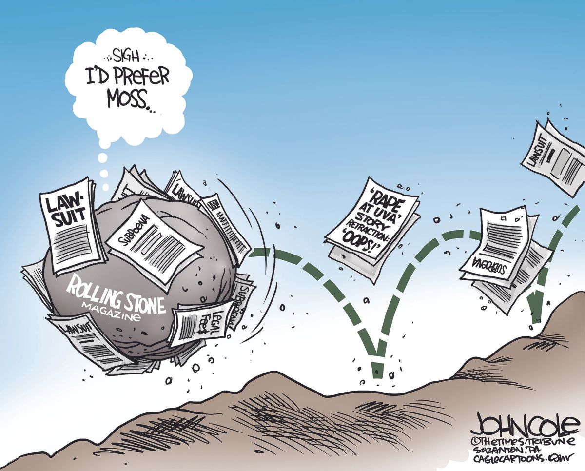 Editorial cartoon U.S. Rolling Stone | The Week