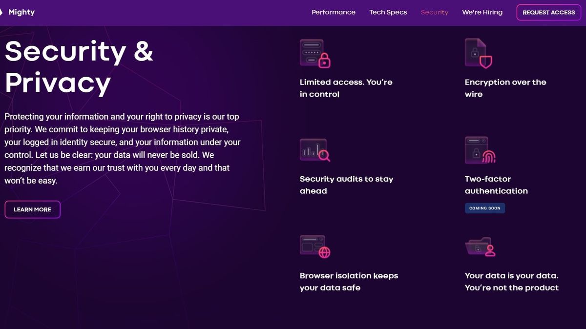 Mighty browser review | TechRadar